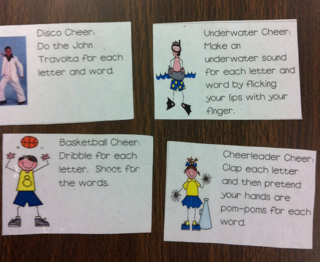 Fun Spelling Chants and Cheers - Fair Winds Teaching