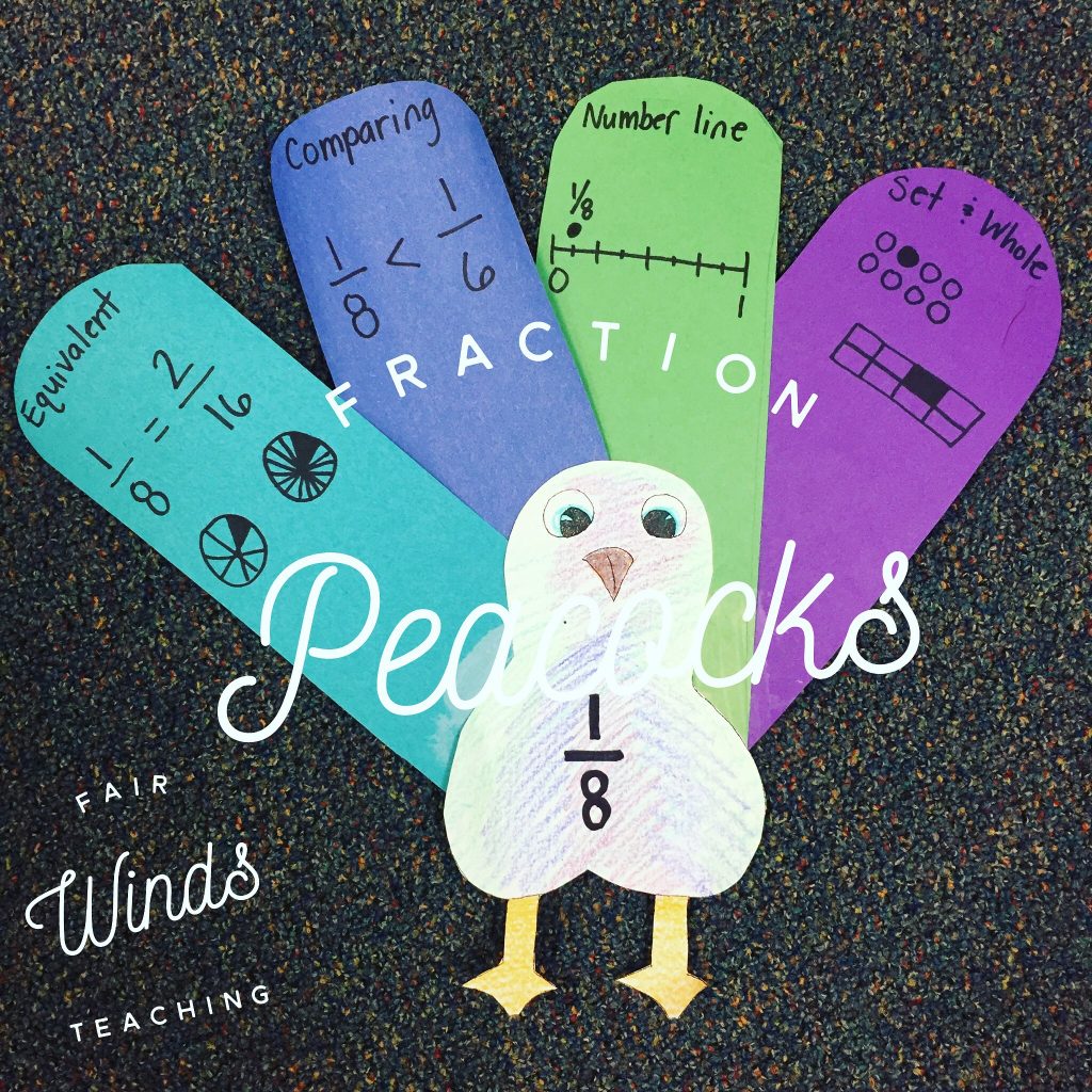 Fraction Peacocks! - Fair Winds Teaching