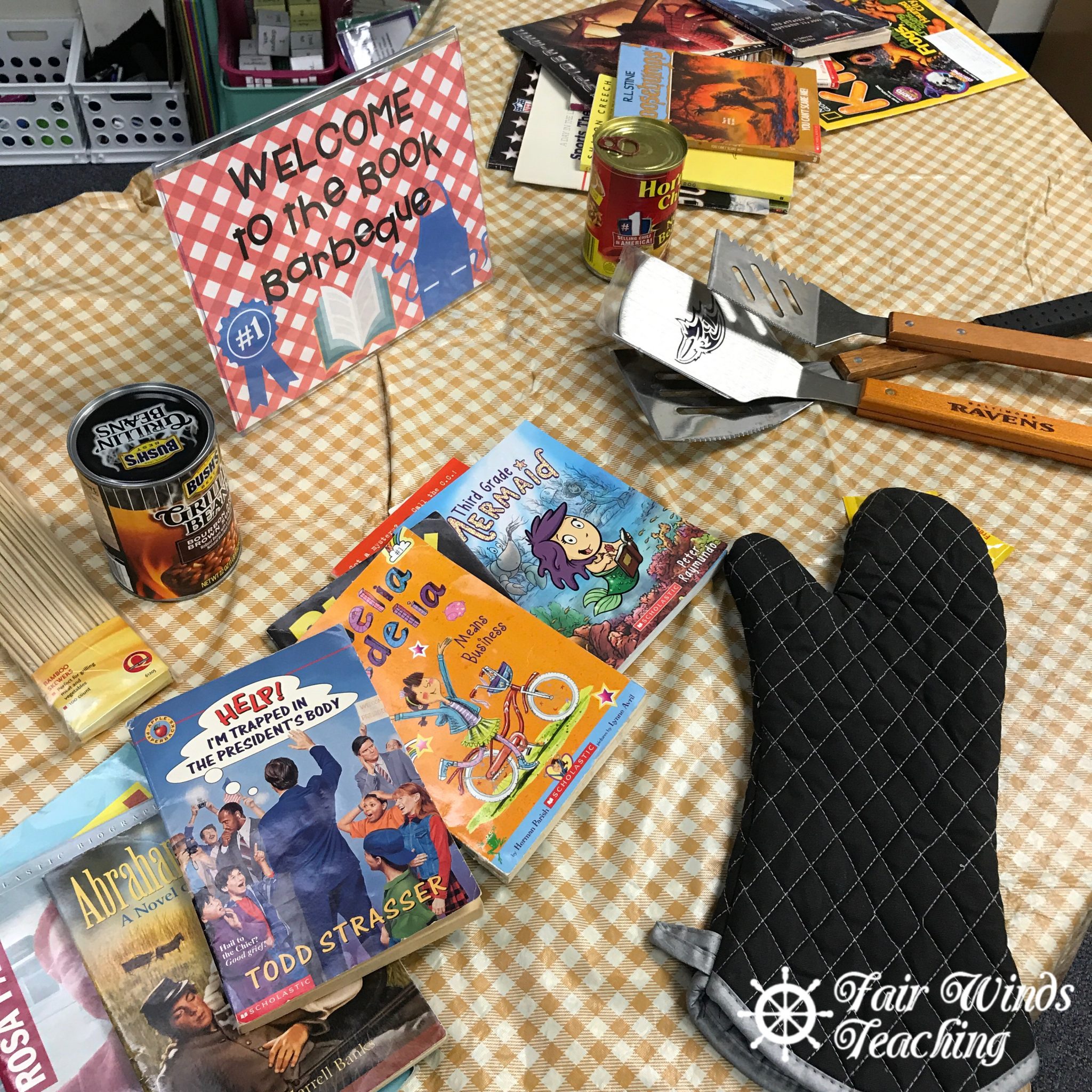 Book Barbecue and Text Tasting - Fair Winds Teaching