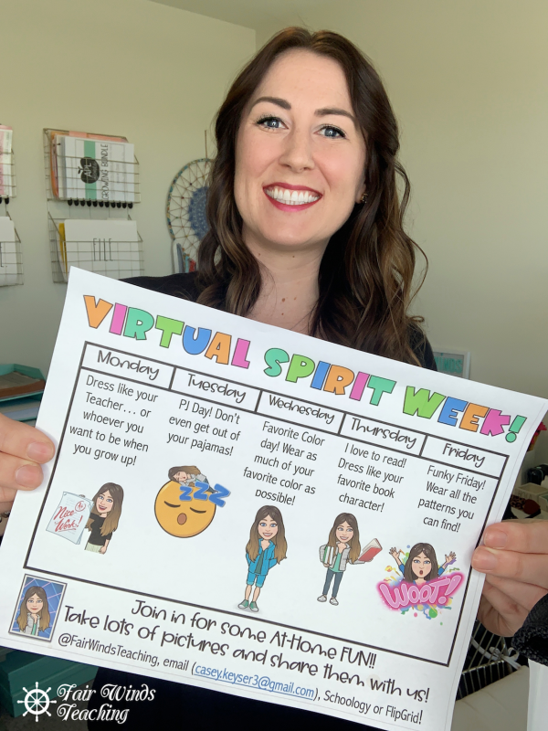Virtual Spirit Week - Fair Winds Teaching