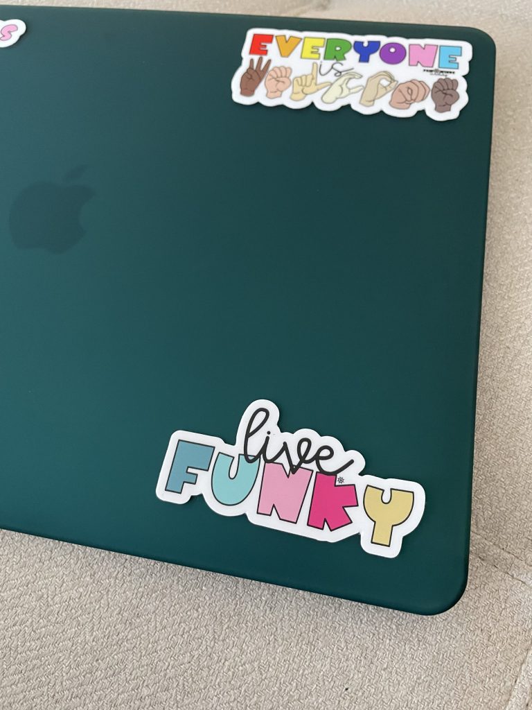 Live Funky Sticker - Fair Winds Teaching