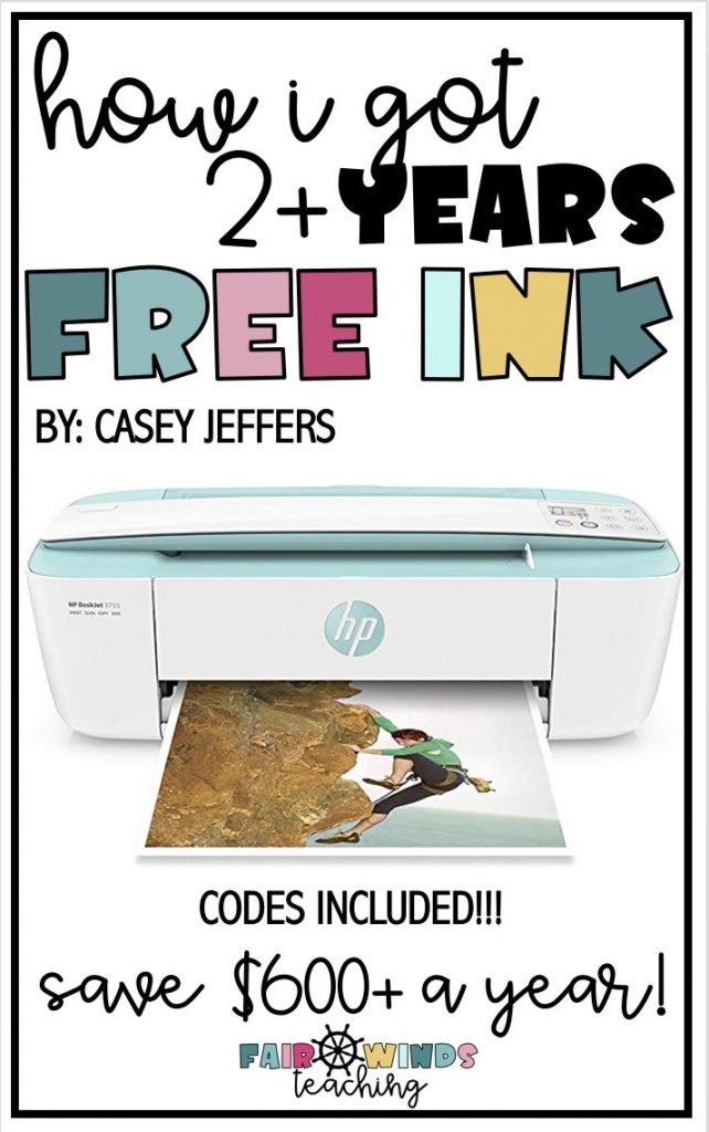 How I Got 2+ Years of HP Instant Ink FREE! 2022 - Fair Winds Teaching