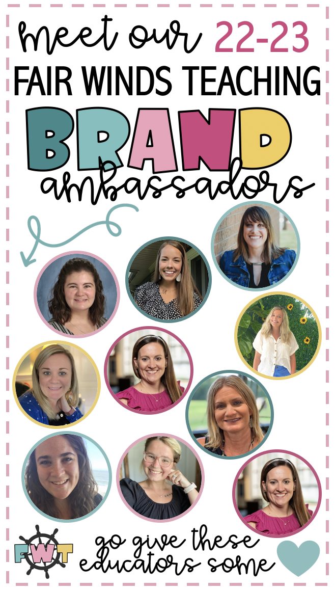 FWT Ambassador - Fair Winds Teaching - An Elementary Teacher's Journey