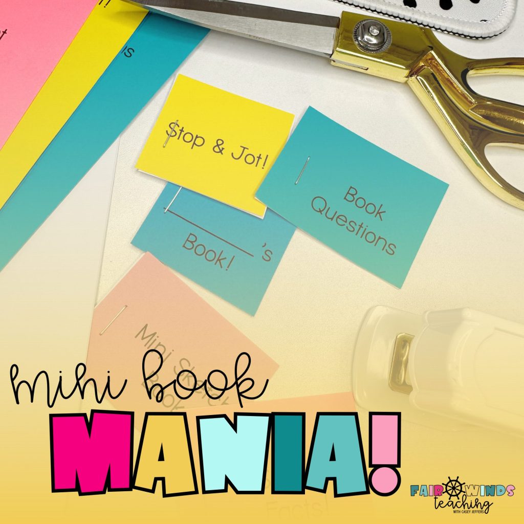 Mini Book Templates for the WIN! - Fair Winds Teaching
